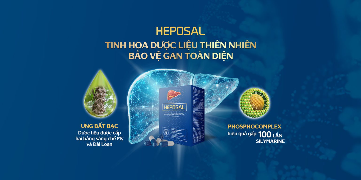 Heposal | Phục hồi tổn thương gan, hạ men gan, ngăn ngừa biến chứng