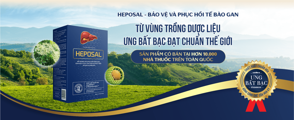 Heposal | Phục hồi tổn thương gan, hạ men gan, ngăn ngừa biến chứng